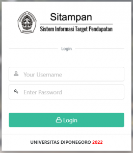 Input Target Pendapatan Tahun 2022 - Planning and Development Agency